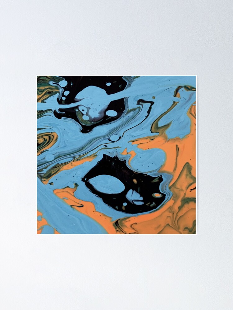 "Liquid Color Mix Effect" Poster for Sale by SASA-STUDIO | Redbubble