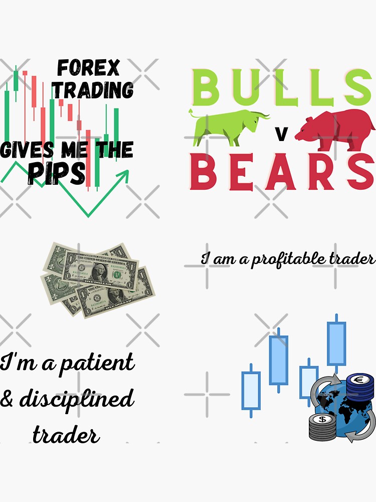 "Forex Trading Sticker Pack" Sticker for Sale by freedomflyer | Redbubble
