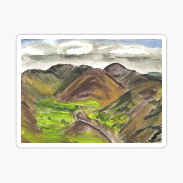 "Martindale and The Nab, Beda Fell, and Steel Knotts from Hallin Fell ...