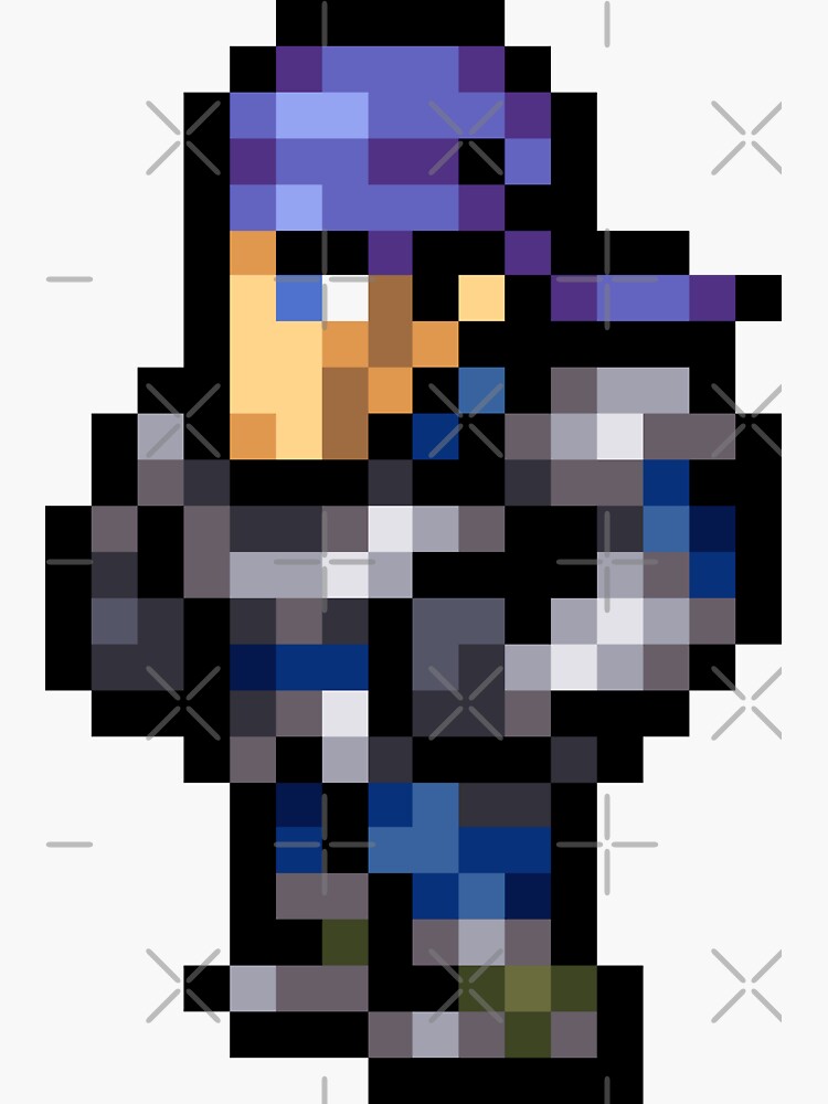 "Final Fantasy VIII - Ward Sprite" Sticker by SpriteZone | Redbubble