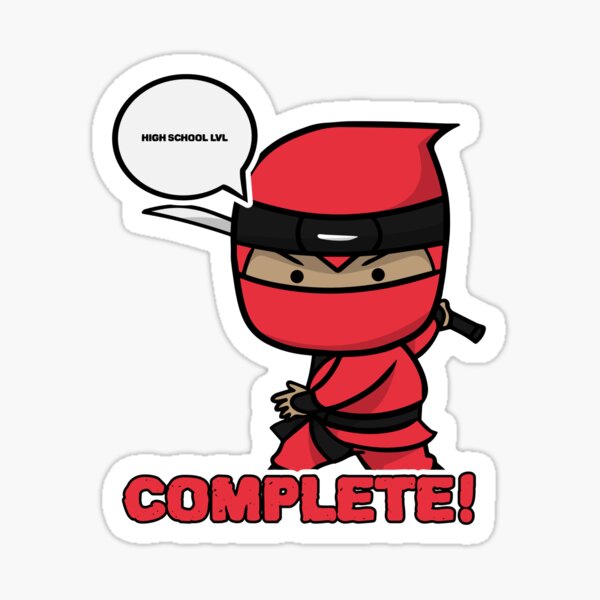 "High school Level Complete" Sticker for Sale by AmazingViews | Redbubble