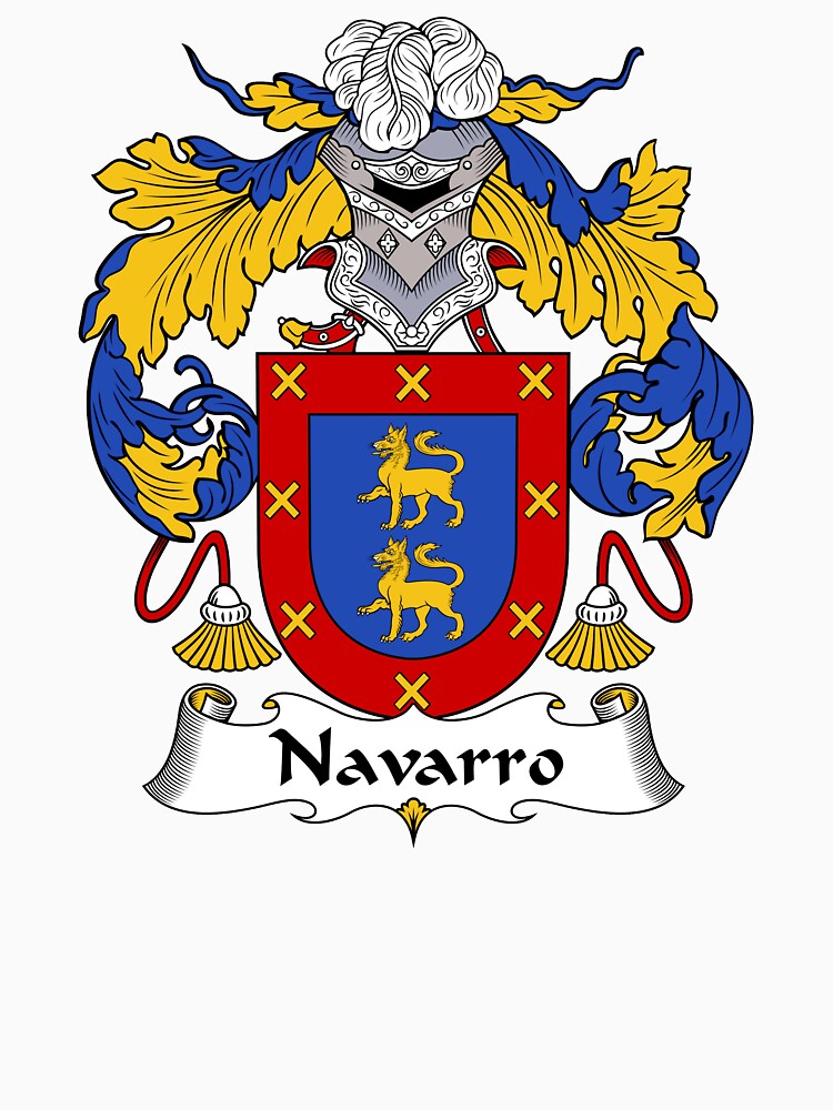 "Navarro Coat of Arms/Family Crest" T-shirt by carpediem6655 ...