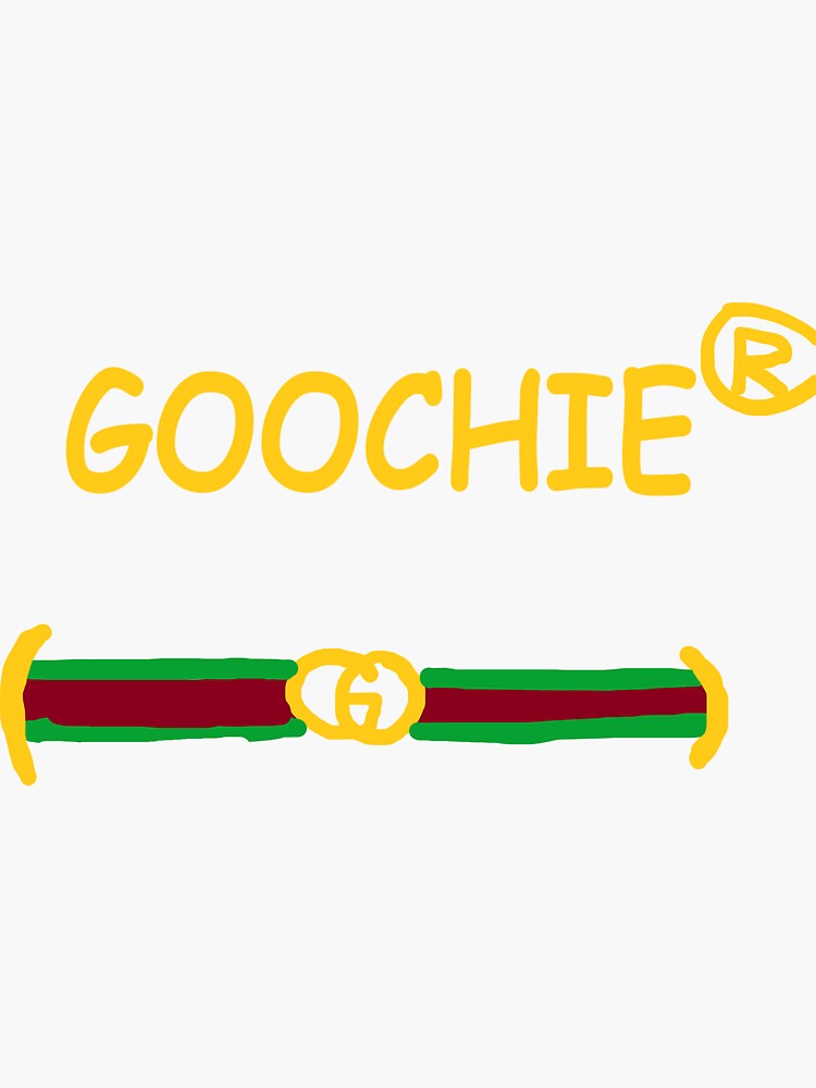 "Goochie" Sticker for Sale by GNART | Redbubble