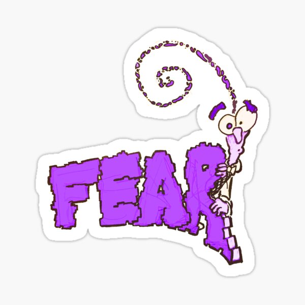 "Inside Out: Fear" Sticker for Sale by fntsywlkr | Redbubble