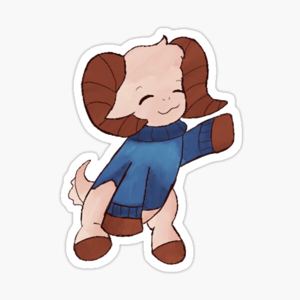 "schlatt ram wavin!" Sticker for Sale by deakylovebot | Redbubble