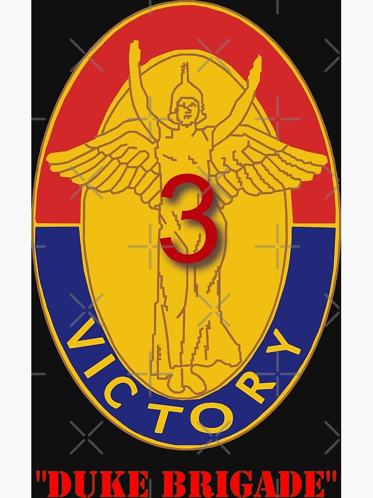 "Army - 3rd Bde Combat Tm - Duke Brigade - 1st ID" Poster for Sale by ...