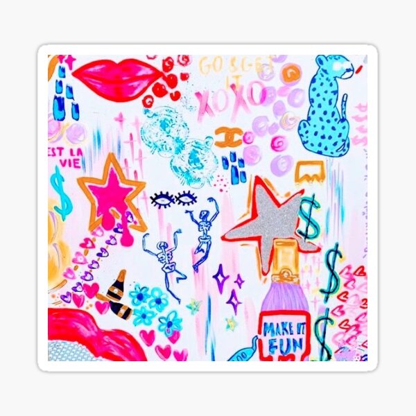 "cute collage" Sticker for Sale by arianagonzaless | Redbubble