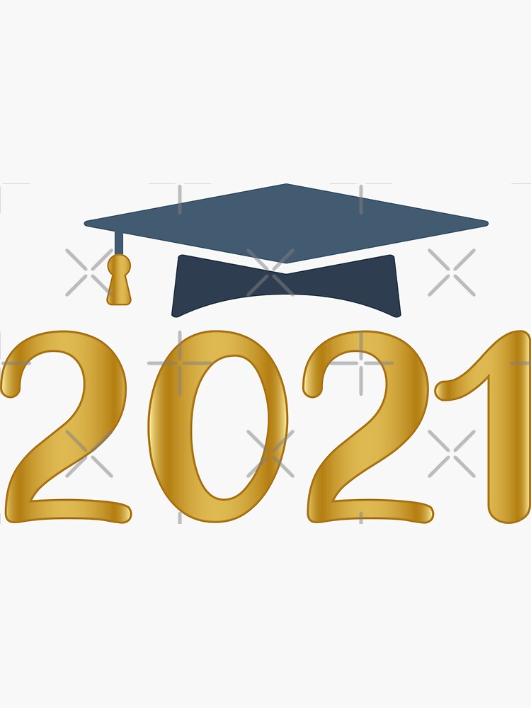 "Graduation 2021" Sticker by ClaudiaGrosso | Redbubble