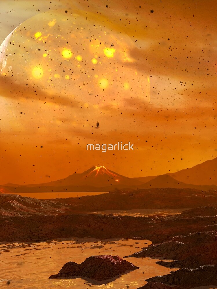 "Primordial Earth Version III" Drawstring Bag for Sale by magarlick ...