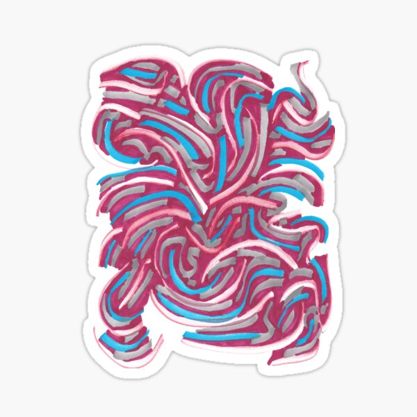 "Burgandy, blue and grey lines art design, abstract, hand drawn pattern ...