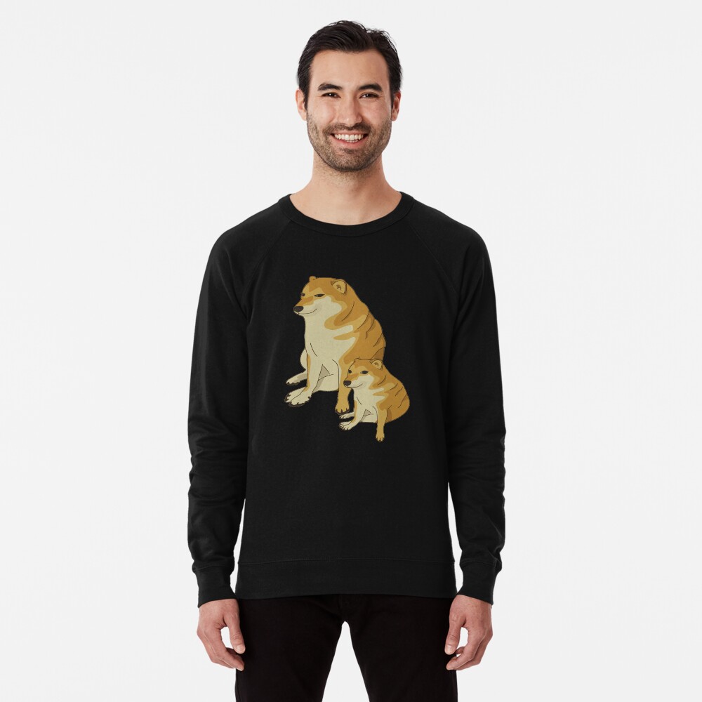 "Cheems with Baby Cheems" Sticker for Sale by Rzera- | Redbubble