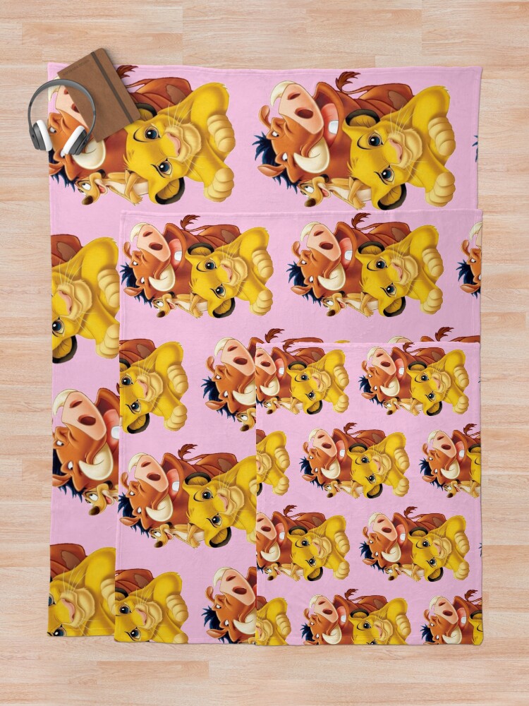 "Lion King Simba Timon and Pumbaa " Throw Blanket for Sale by Divya21 ...