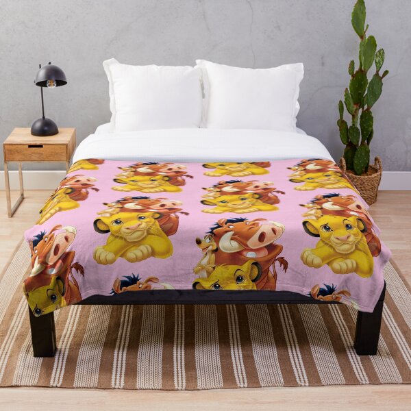 "Lion King Simba Timon and Pumbaa " Throw Blanket for Sale by Divya21 ...