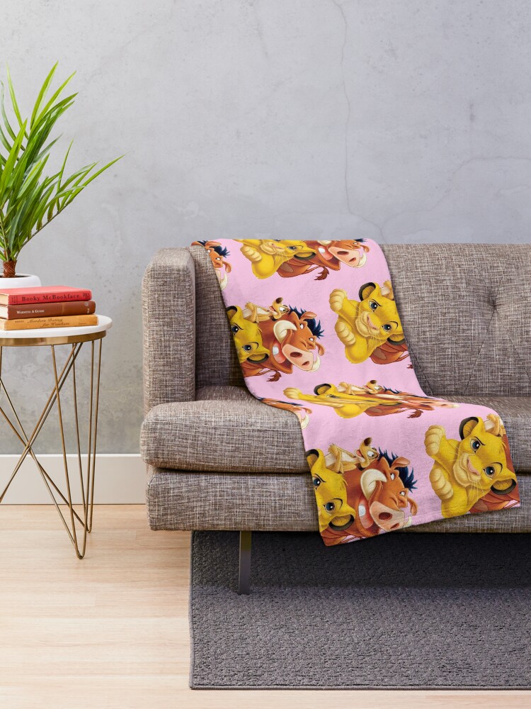 "Lion King Simba Timon and Pumbaa " Throw Blanket for Sale by Divya21 ...