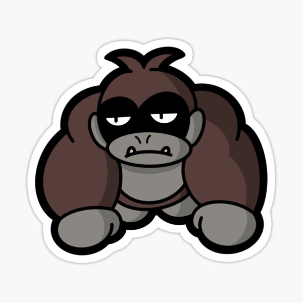 "Tiny little King Kong " Sticker for Sale by SketchyMallrat | Redbubble