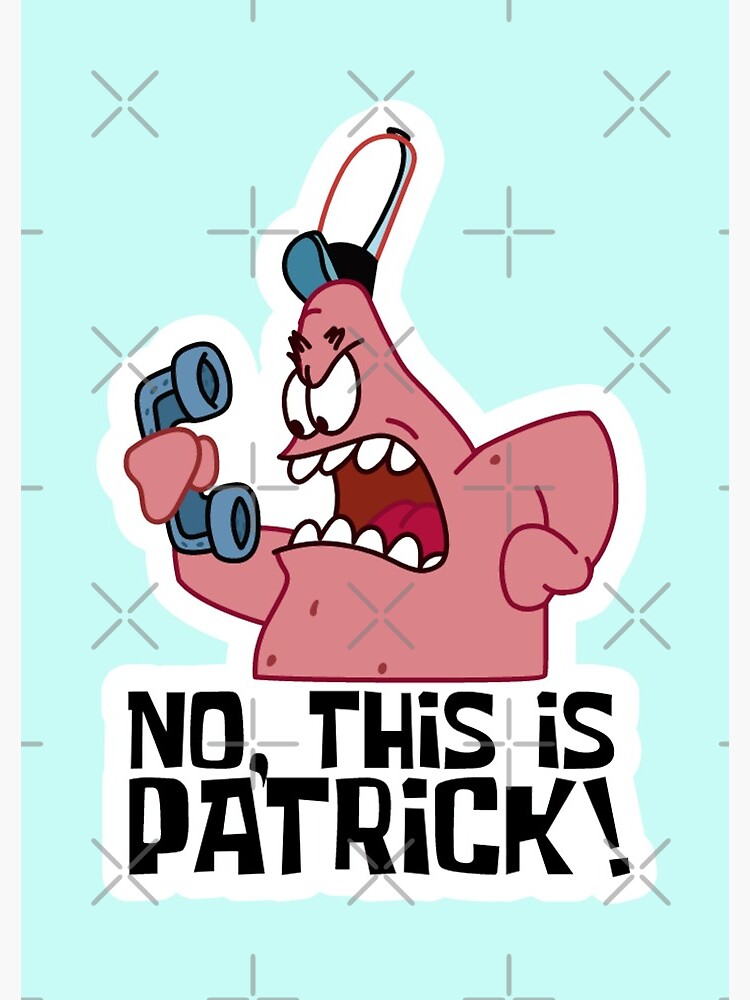 "No this is patrick spongebob meme" Spiral Notebook for Sale by ...