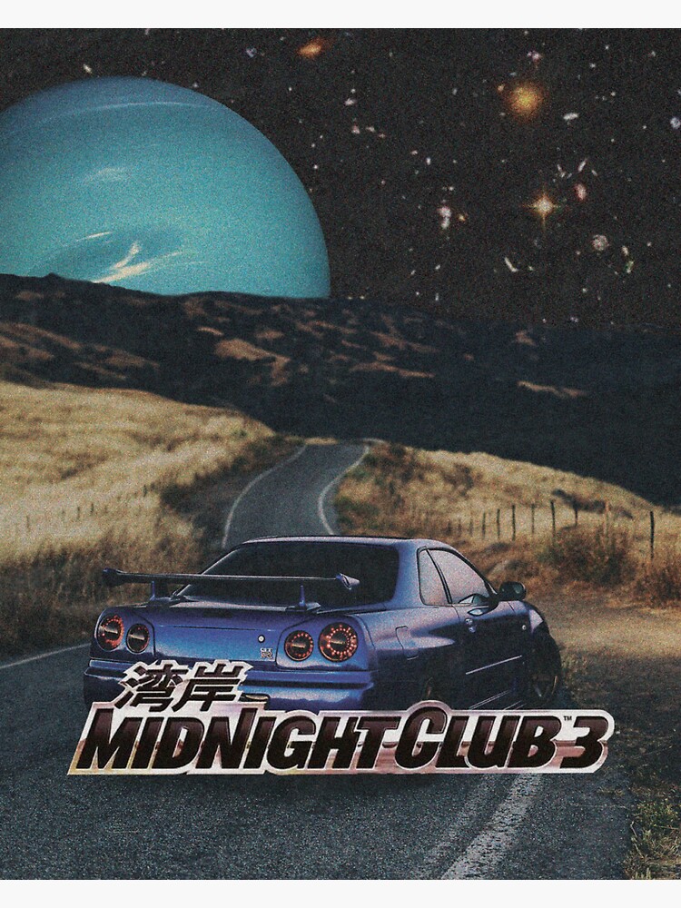 "Midnight Club 3 Car Racing " Sticker for Sale by Scrpbook | Redbubble