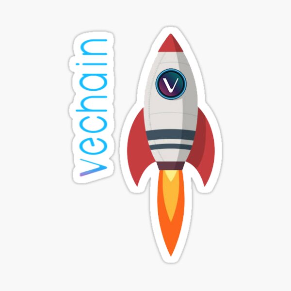 "VeChain LOGO TO THE MOON - LOGO STICKER" Sticker for Sale by IGNITE03 ...