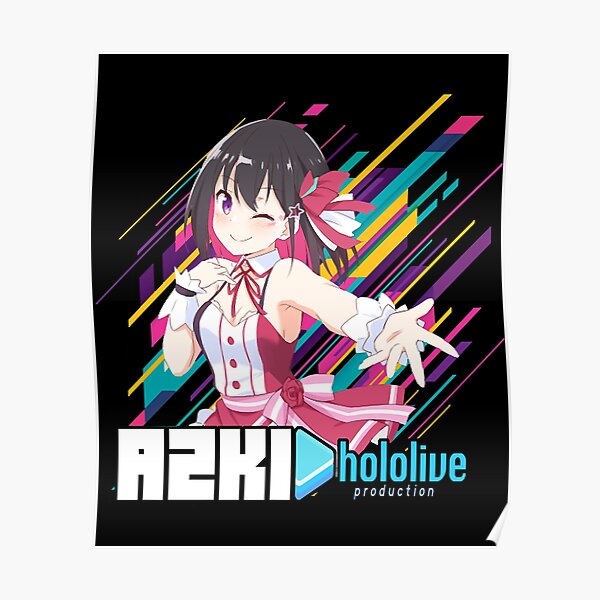 "Hololive - AZKi " Poster for Sale by oasJuels | Redbubble