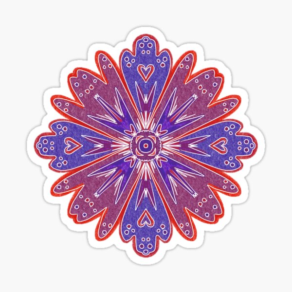 "Mexican flower " Sticker for Sale by princessAina | Redbubble
