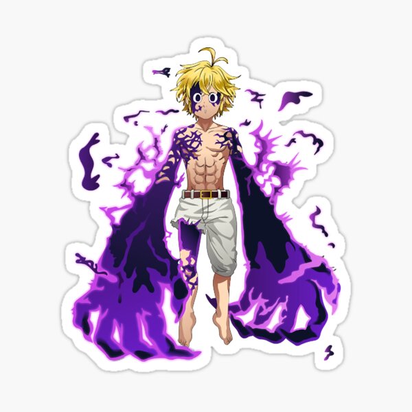 "Seven deadly sins Meliodas " Sticker by LavallaYail | Redbubble