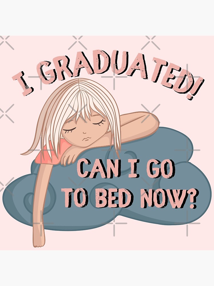 "Graduation merch" Poster by BrokeHustler | Redbubble