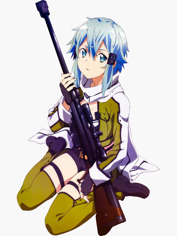 "Sinon #2" Sticker for Sale by Waifun | Redbubble