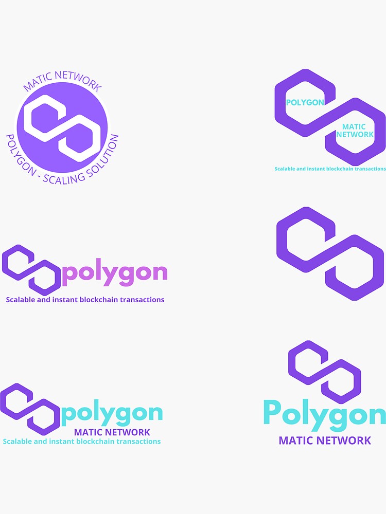 Pegatina «Matic - Colección de logotipos de polígonos» de Scubaloppy | Redbubble