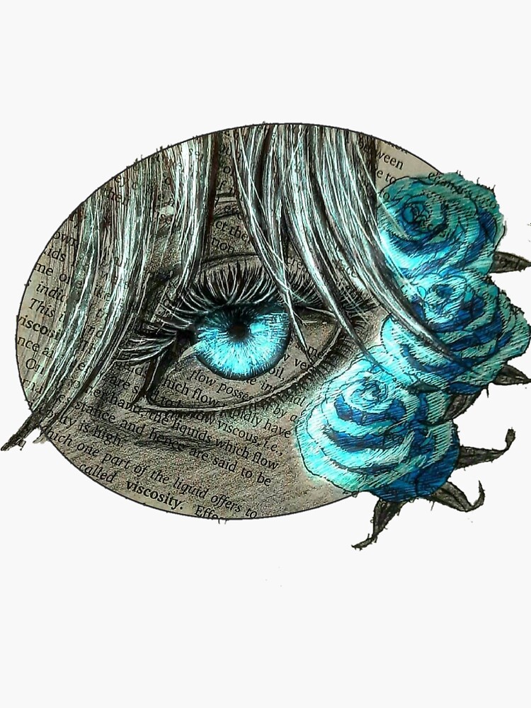 "gojo eye jujutsu kaisen anime sticker" Sticker for Sale by roceeart ...