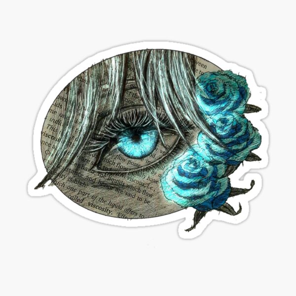 "gojo eye jujutsu kaisen anime sticker" Sticker for Sale by roceeart ...