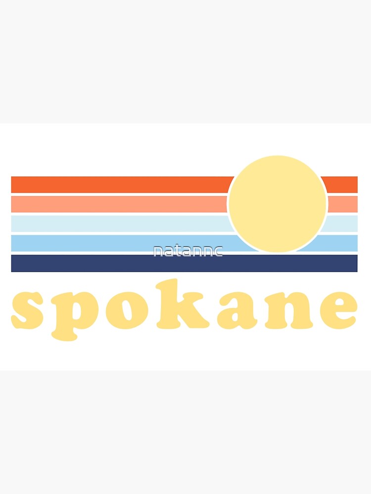 "Spokane Washington Retro Travel Decal" Poster for Sale by natannc ...