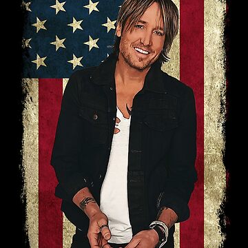 "Vintage American Flag Keith Legend" Tri-blend T-Shirt for Sale by ...