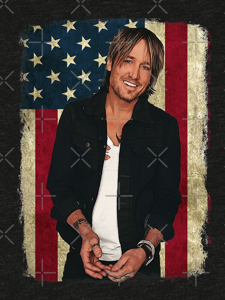 "Vintage American Flag Keith Legend" Tri-blend T-Shirt for Sale by ...