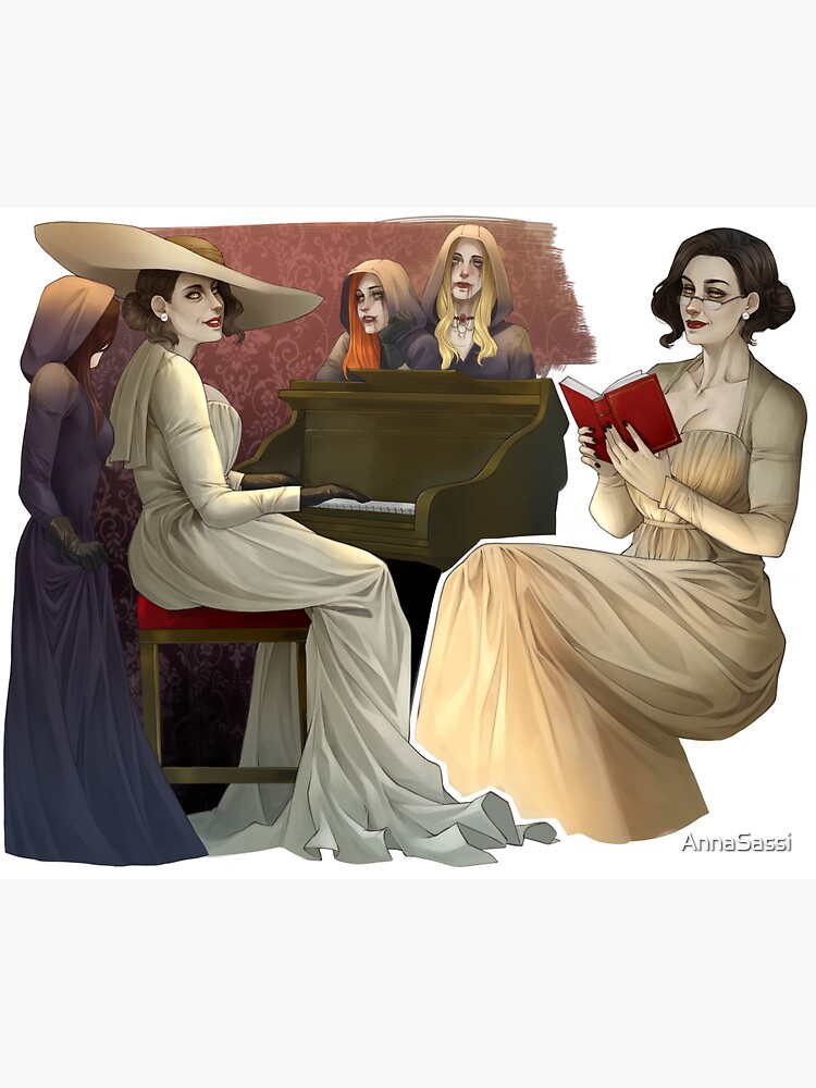 "Dimitrescu Family" Sticker for Sale by AnnaSassi | Redbubble