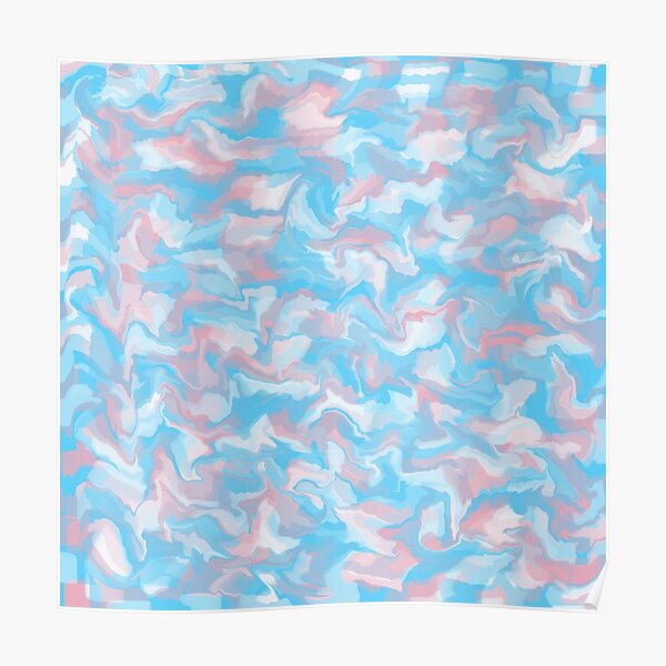 "Subtle Trans Pride" Poster for Sale by birdio | Redbubble