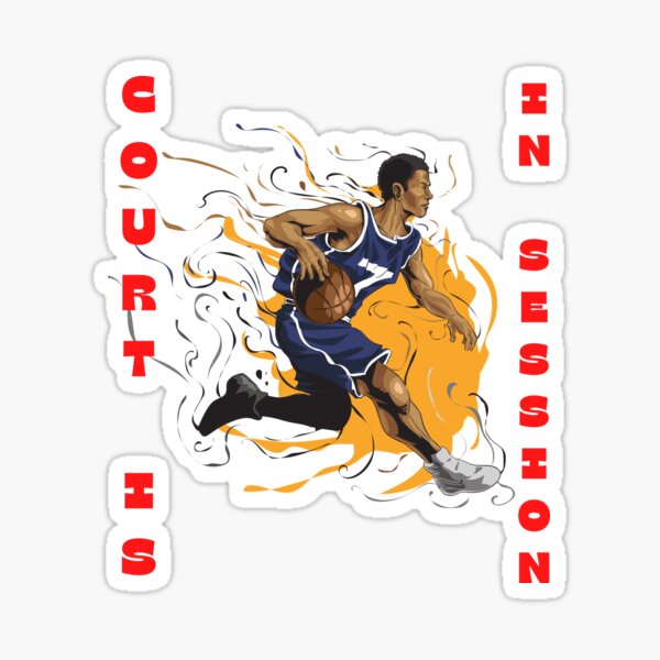 "Court is in session" Sticker for Sale by Tropium-Designs | Redbubble