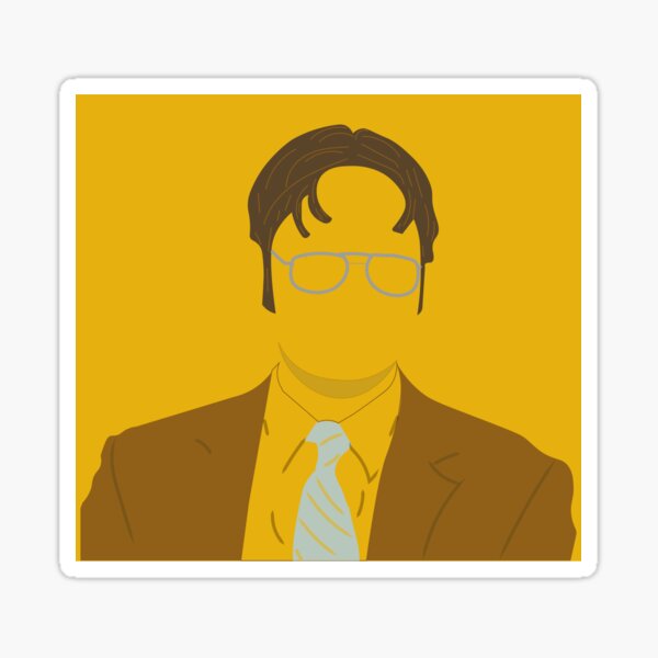 "Dwight Schrute" Sticker for Sale by imbunny19 | Redbubble