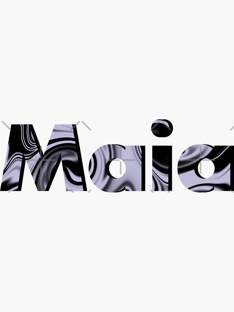 "Maia Custom name" Sticker for Sale by ReniCreative | Redbubble