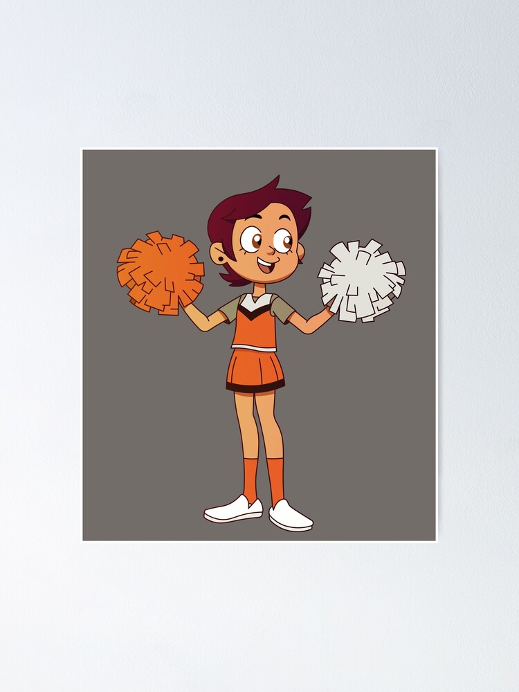 Luz The Cheerleader The Owl House Poster For Sale By Artnchfck Redbubble