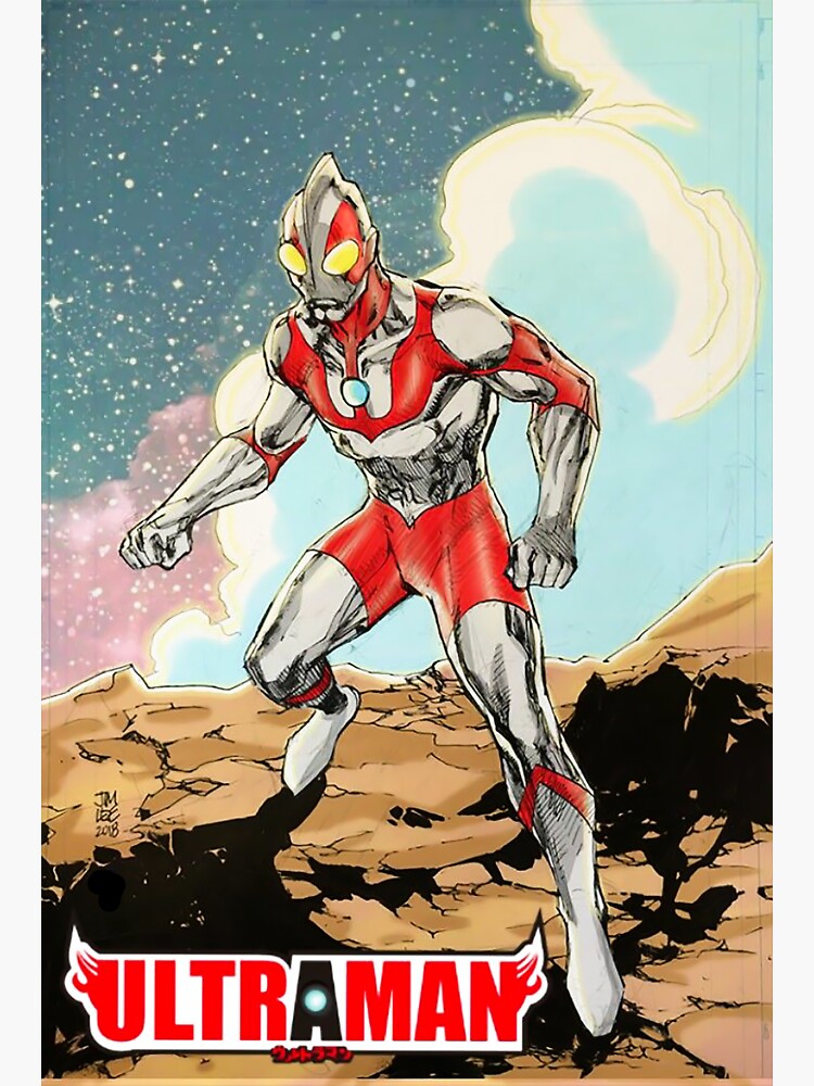 "ultraman fanart design" Sticker for Sale by leolaola | Redbubble