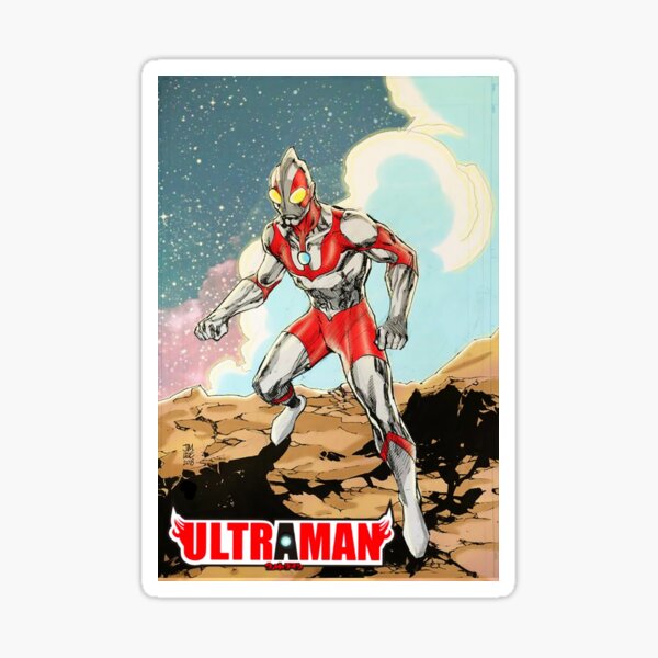 "ultraman fanart design" Sticker for Sale by leolaola | Redbubble
