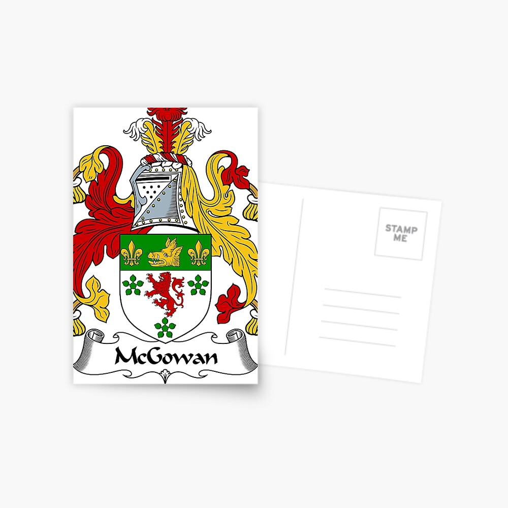 "McGowan Coat of Arms / McGowan Family Crest" Postcard by ...