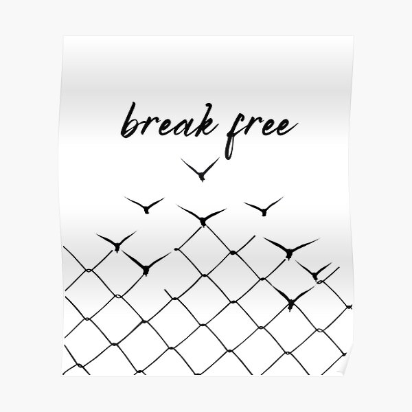 "Break Free inspirational quote motivational slogans bossy sassy badass ...