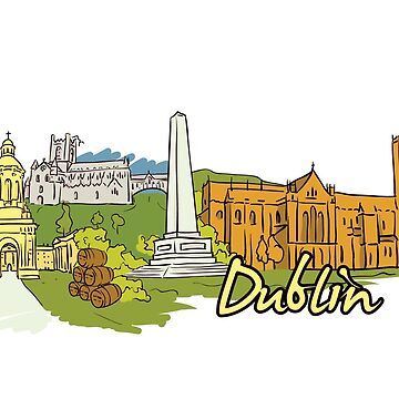 "Dublin Ireland" Sticker for Sale by We Designer | Redbubble