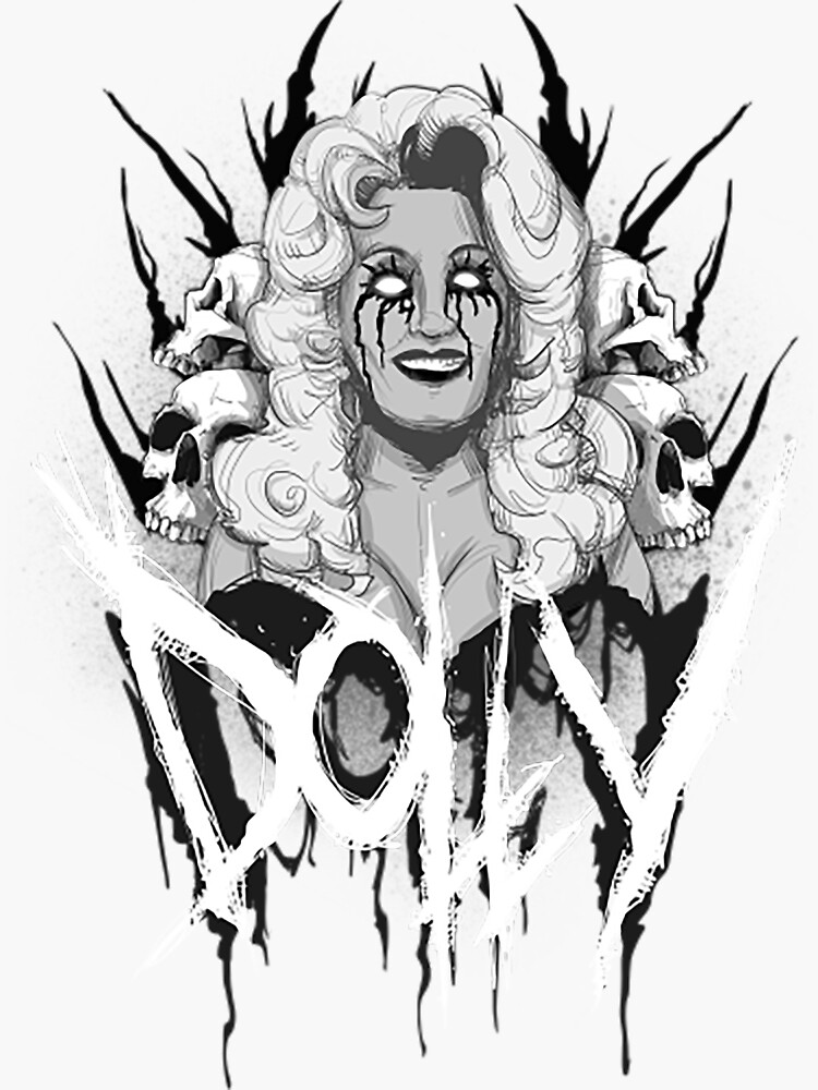 "Metal Dolly" Sticker for Sale by loving917 | Redbubble