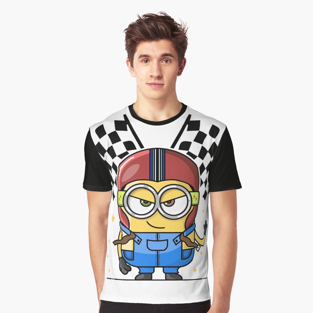 "Racer Minion!" Poster for Sale by IamSoMad | Redbubble