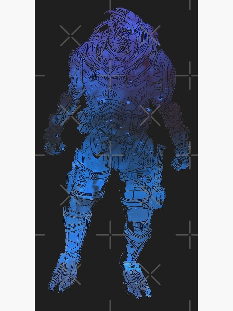 "Mass Effect - Garrus (Blue)" Poster by planetmachine | Redbubble