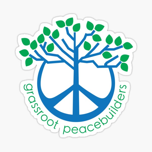"Tree Peace Sign, Earth Day Colors, Green Leaves, Peacebuilders ...