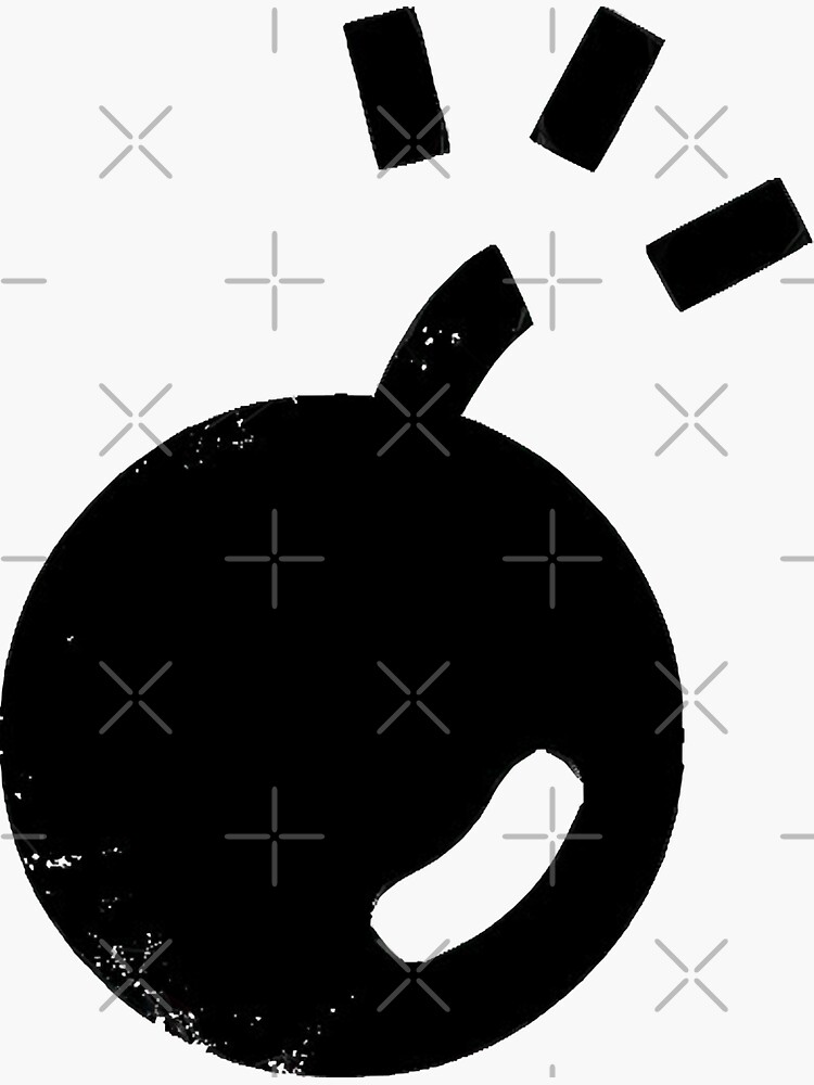 "Cute Bomb " Sticker for Sale by ArtSanders | Redbubble