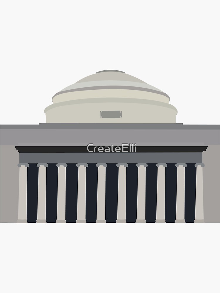 "MIT Campus" Sticker for Sale by CreateElli | Redbubble